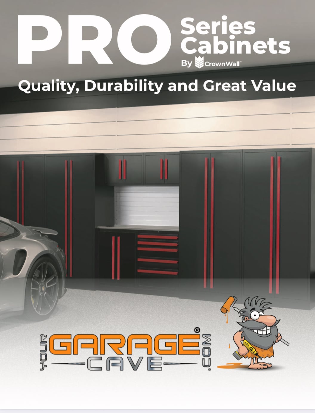 YGC Pro Series Steel Cabinet Systems | Your Garage Cave